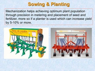 Farm mechanization for increased productivity | PPT