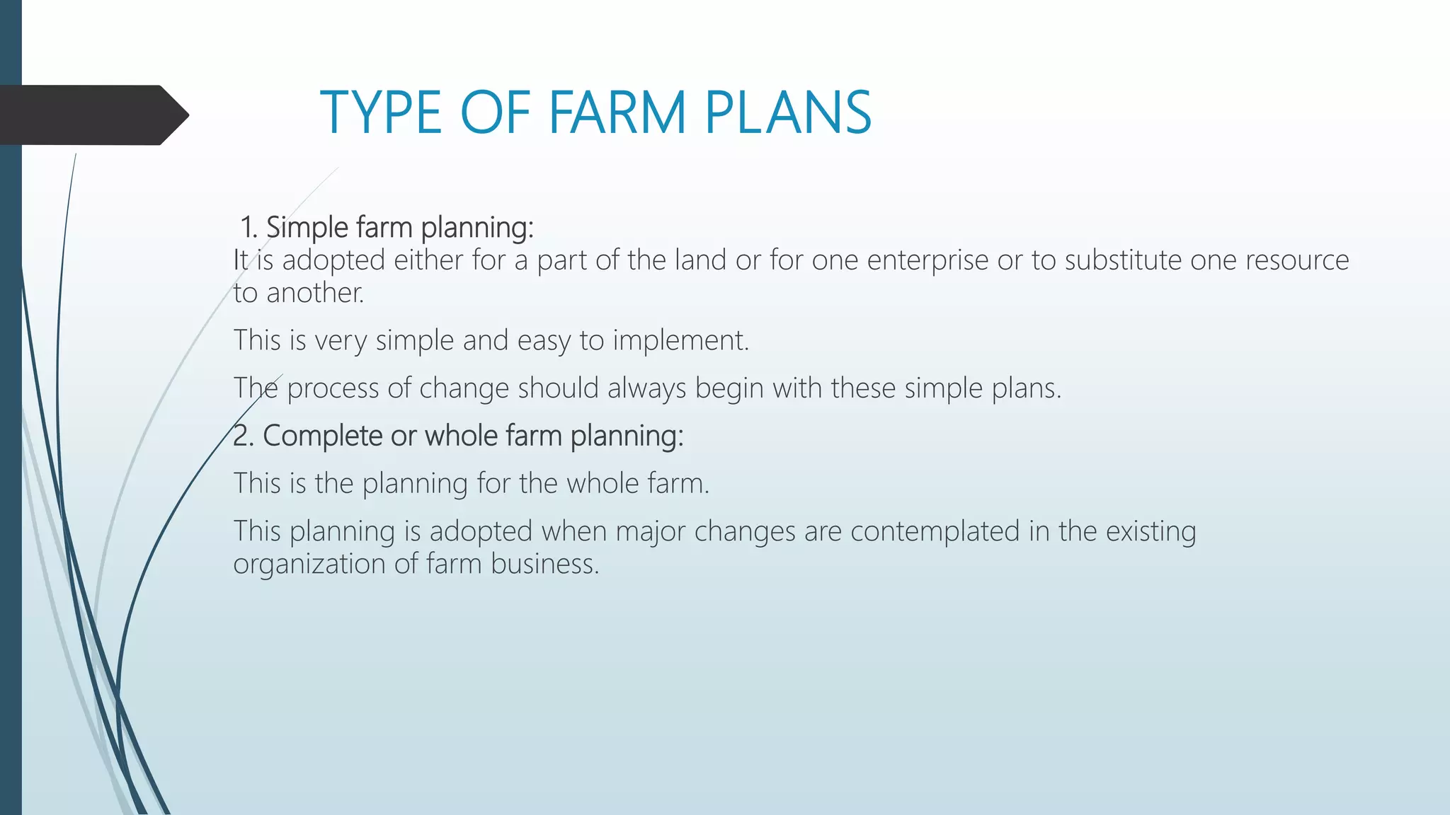 Farm planning and budgeting | PPTX