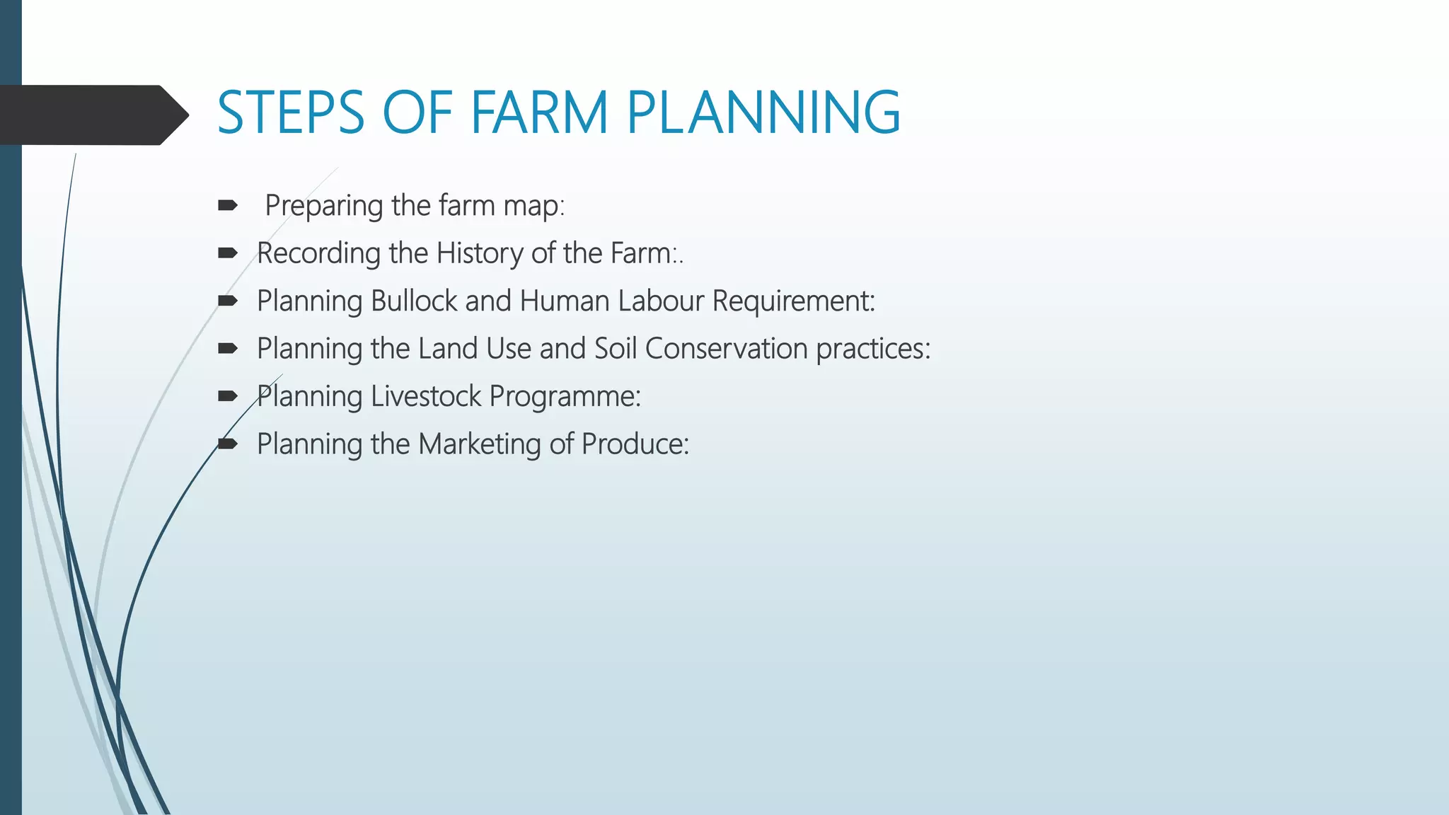 Farm planning and budgeting | PPTX