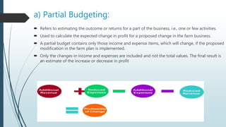 Farm planning and budgeting | PPTX