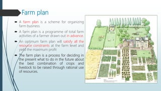 Farm planning and budgeting | PPTX