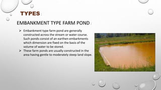 FARM POND AND Percolation POND BY agri studentsPPT.pptx