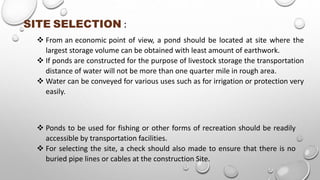 FARM POND AND Percolation POND BY agri studentsPPT.pptx