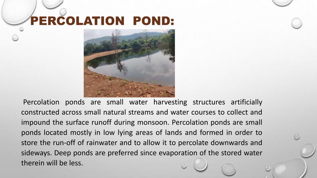 FARM POND AND Percolation POND BY agri studentsPPT.pptx | Science