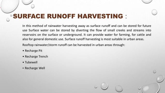 FARM POND AND Percolation POND BY agri studentsPPT.pptx | Science