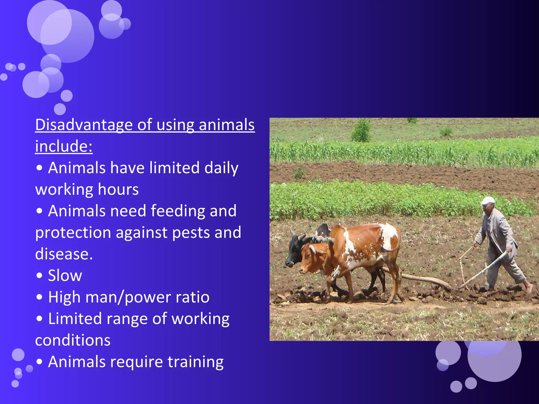 Farm power and its sources | PPT