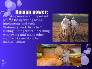 Farm power and its sources | PPT
