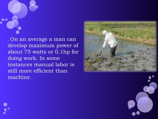 Farm power and its sources | PPT