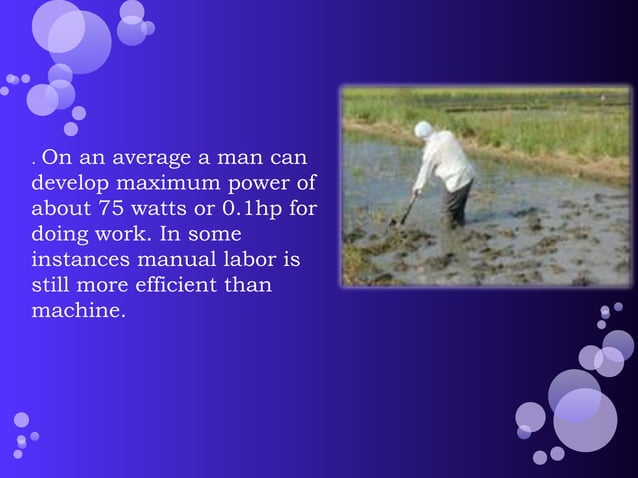 Farm power and its sources | PPT