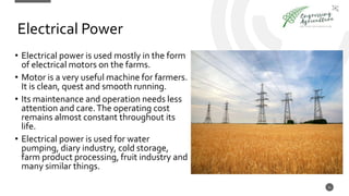 Farm power and its sources | PPTX
