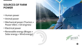 Farm power and its sources | PPTX