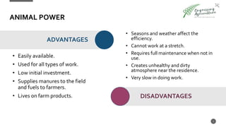 Farm power and its sources | PPTX