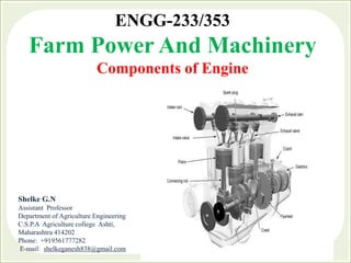 Farm power and machinery | PPTX