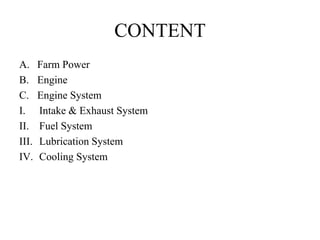 introduction of different tractor systems | PPTX
