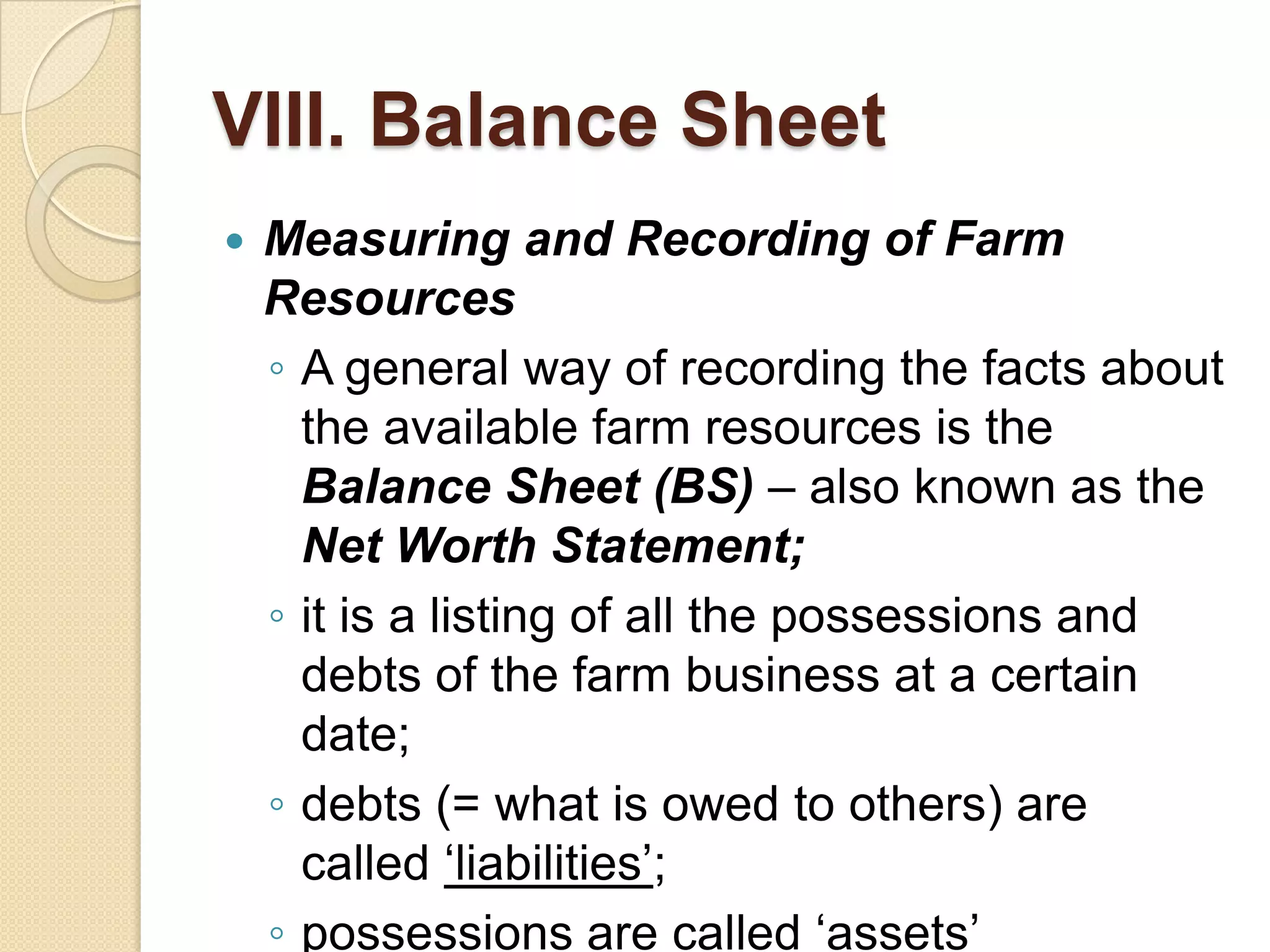 Farm records and accounting | PPTX