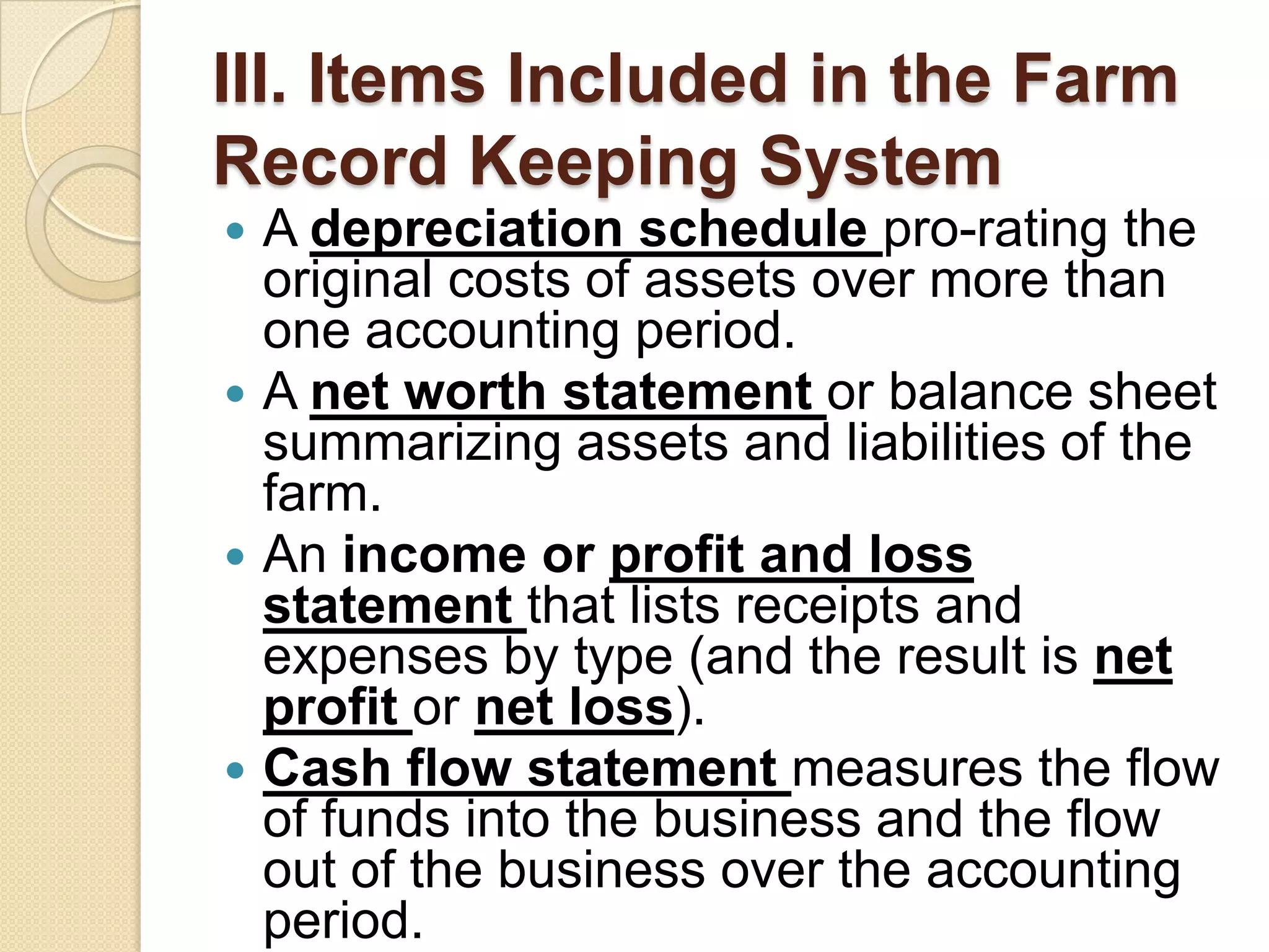 Farm records and accounting | PPTX