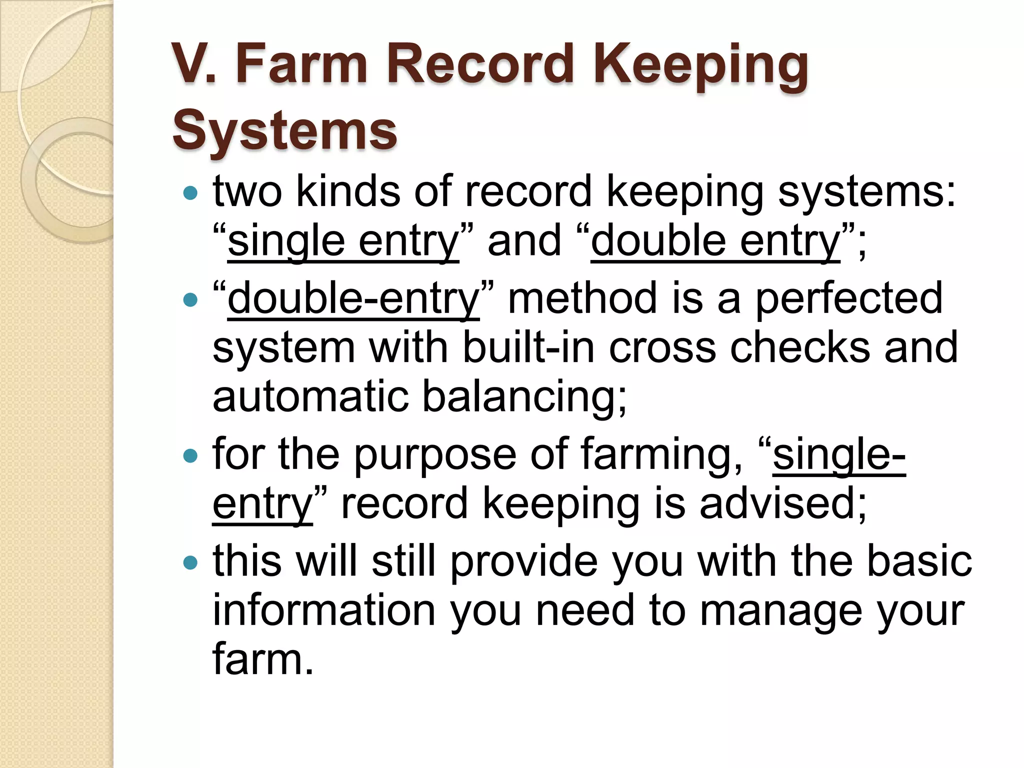 Farm records and accounting | PPTX
