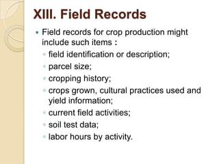 Farm records and accounting | PPTX