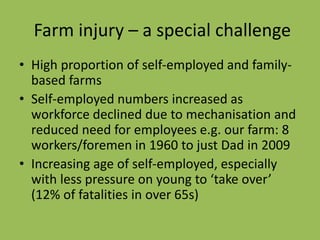 Farm-related injuries | PPTX