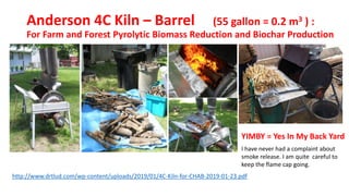 Farm-Scale Char Production: Affordable 4C Kilns for Biochar | PPTX