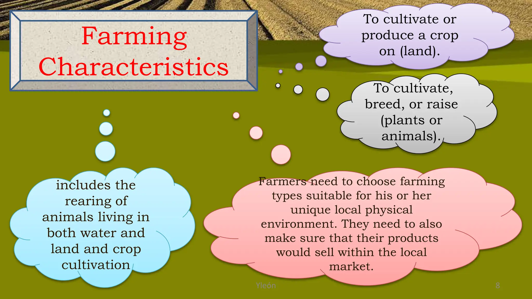 Farms final activity seventh grade presentation | PPTX