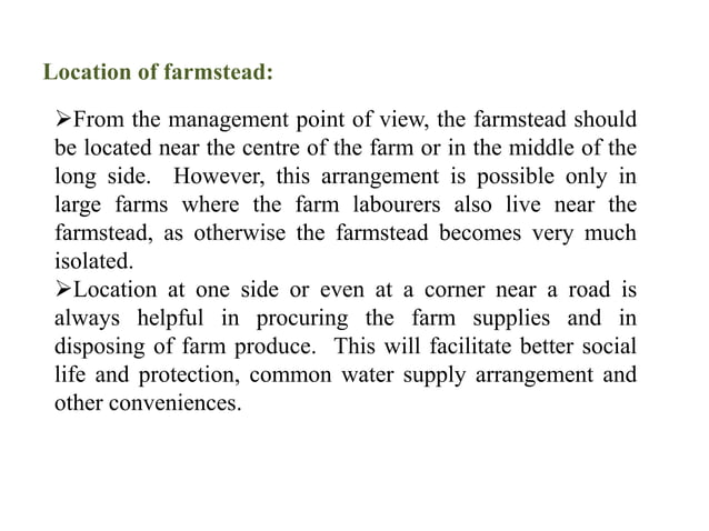 Farm structures | PPTX | Land and Farms | Real Estate