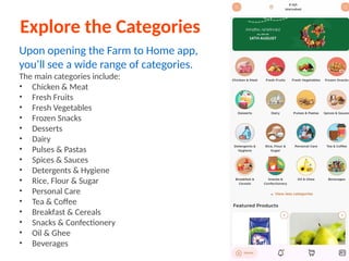 Farm to Home Order Process Flow Powerpoint Presentation | PPT
