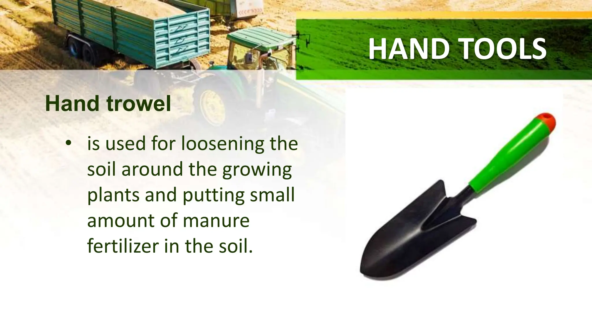 Grade 7- Agricultural Crop Production.Farm Tools and Equipment.pptx