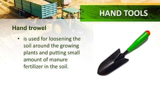 Grade 7- Agricultural Crop Production.Farm Tools and Equipment.pptx