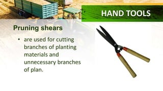 Grade 7- Agricultural Crop Production.Farm Tools and Equipment.pptx