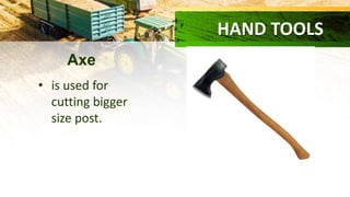 Grade 7- Agricultural Crop Production.Farm Tools and Equipment.pptx
