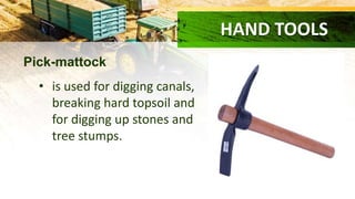 Grade 7- Agricultural Crop Production.Farm Tools and Equipment.pptx