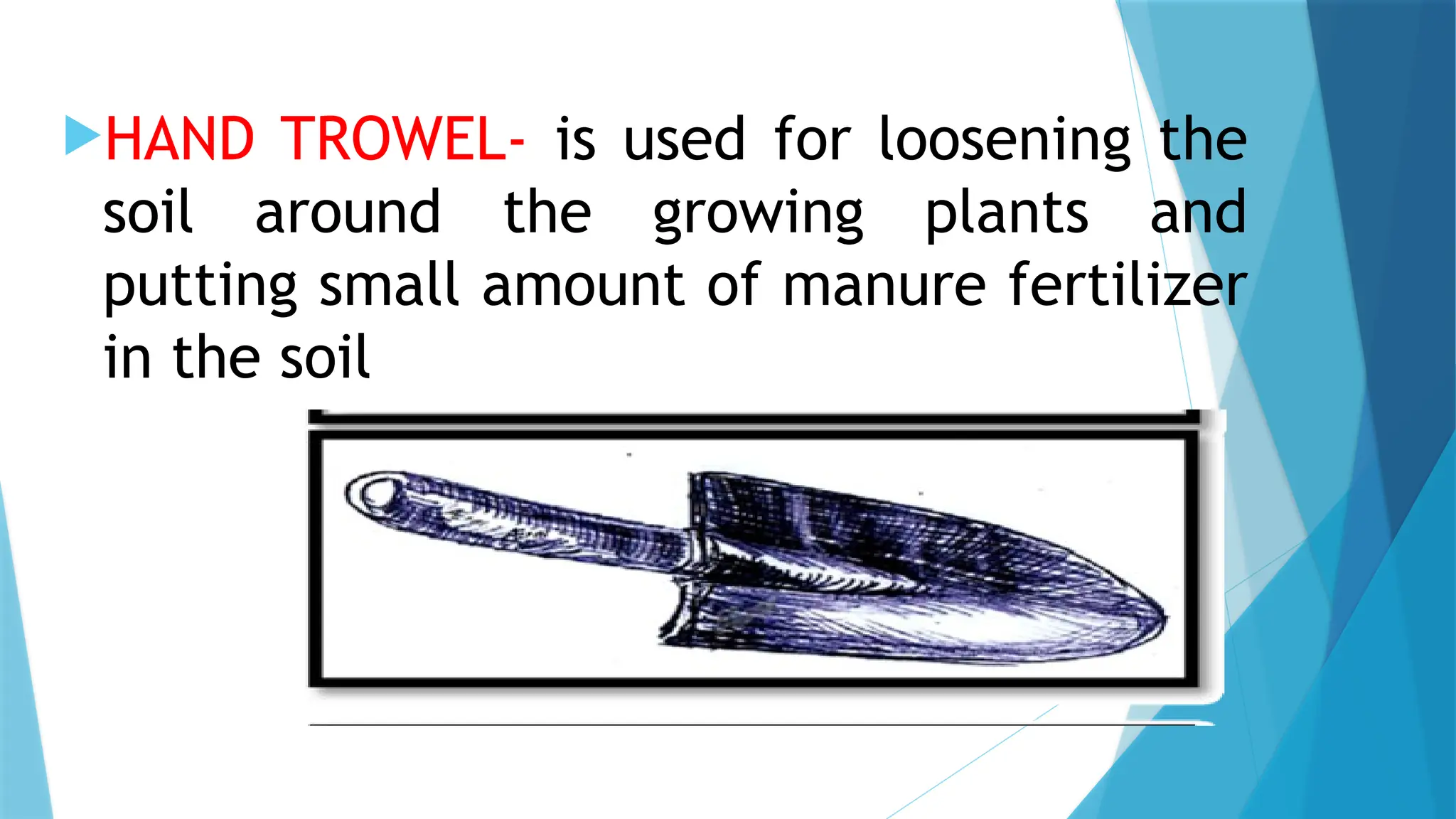 FARM TOOLS example with their usesP PPT..pptx | Agriculture | Industries