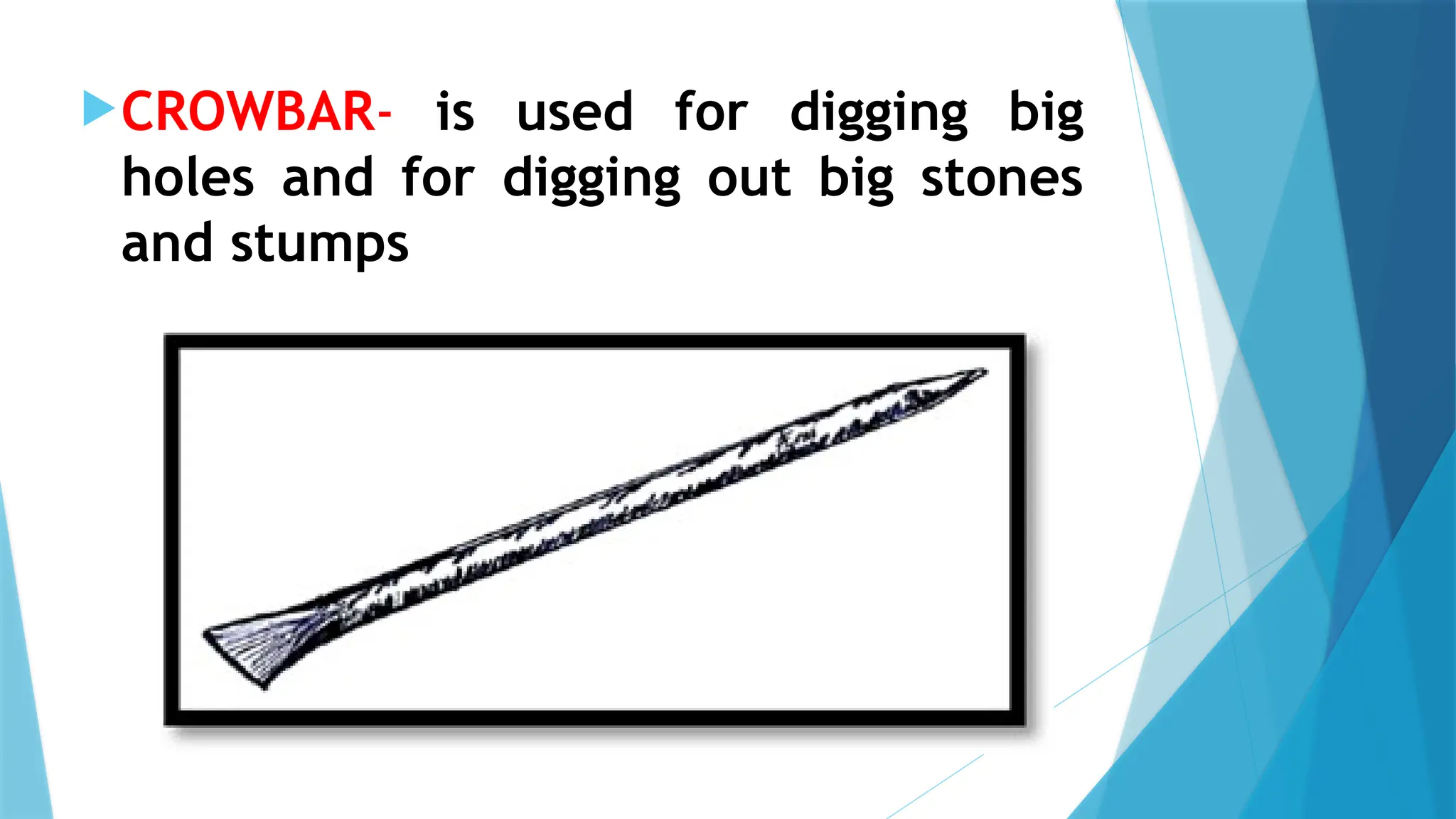 FARM TOOLS example with their usesP PPT..pptx | Agriculture | Industries