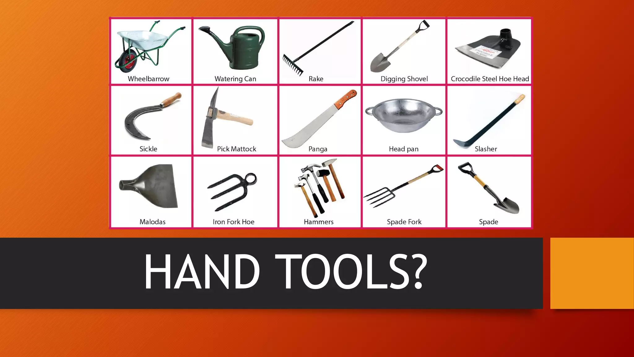 Farm tools and equipment | PPTX
