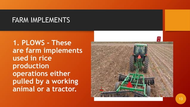 Farm tools and equipment | PPTX