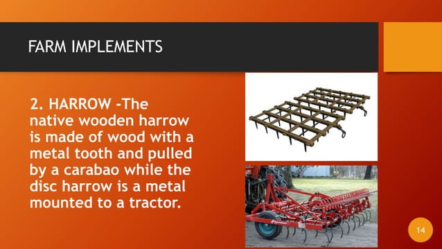 Farm tools and equipment | PPTX