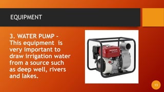 Farm tools and equipment | PPTX