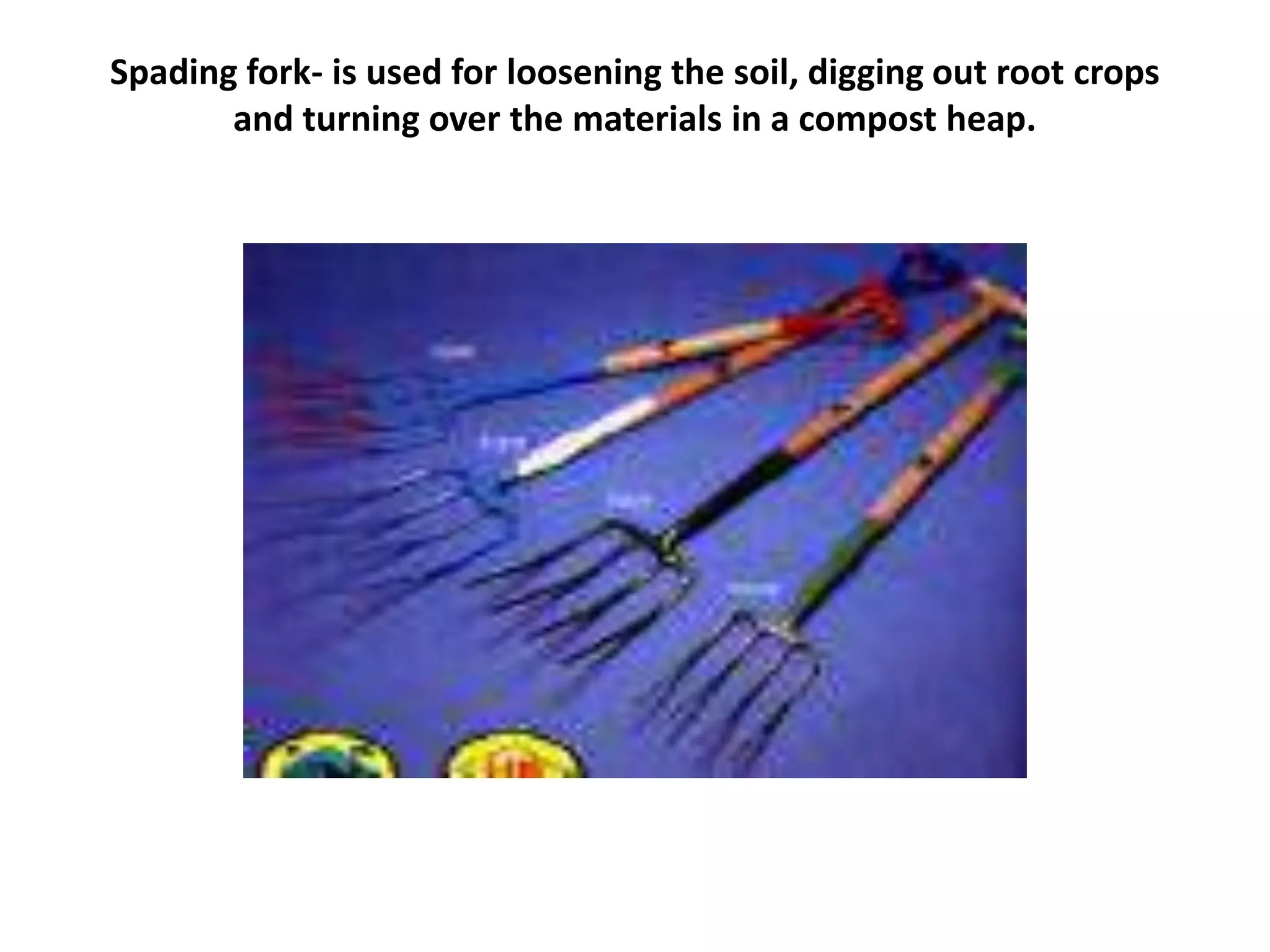 Farm tools, equipment and implements | PPTX