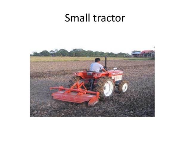 Farm tools, equipment and implements | PPTX | Agriculture | Industries