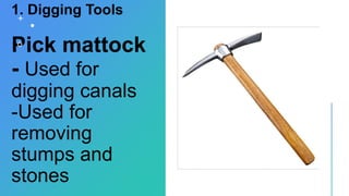 FARM TOOLS, FARM IMPLEMENTS AND FARM EQUIPMENT.pptx