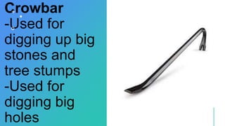 FARM TOOLS, FARM IMPLEMENTS AND FARM EQUIPMENT.pptx