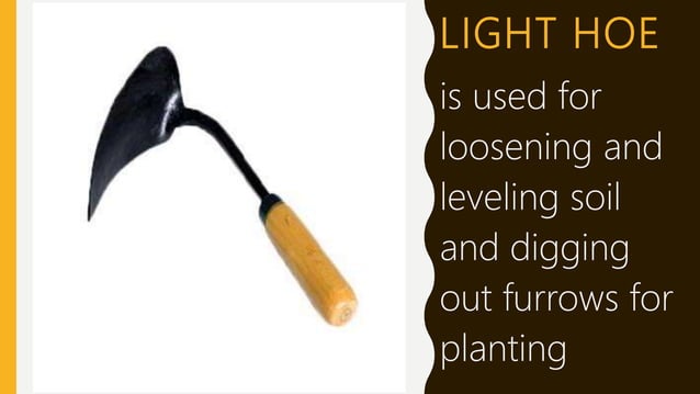 Farm tools in agricultural crop production | PPTX | Agriculture ...