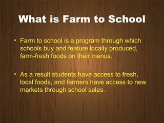 Farm To School | PPT