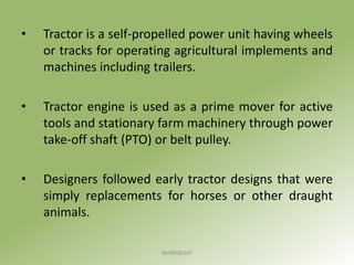 Farm tractor | PDF