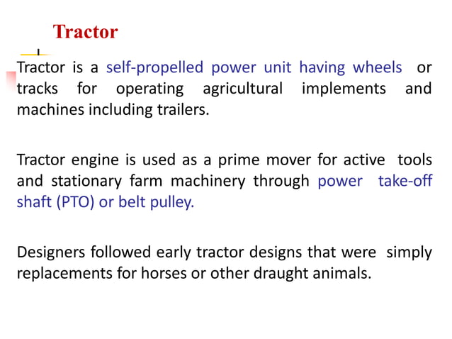 Farm tractor and tractor operating cost estimation.pptx