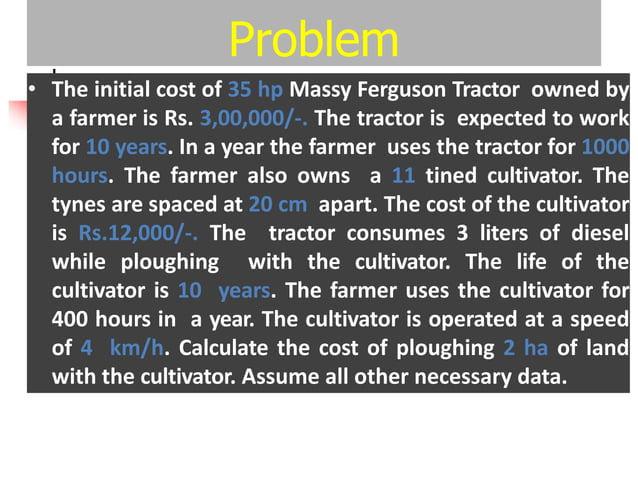 Farm tractor and tractor operating cost estimation.pptx