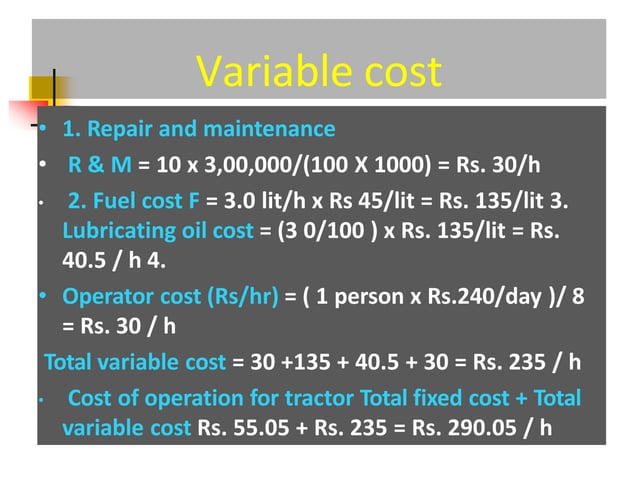 Farm tractor and tractor operating cost estimation.pptx