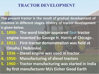Farm tractor and tractor operating cost estimation.pptx