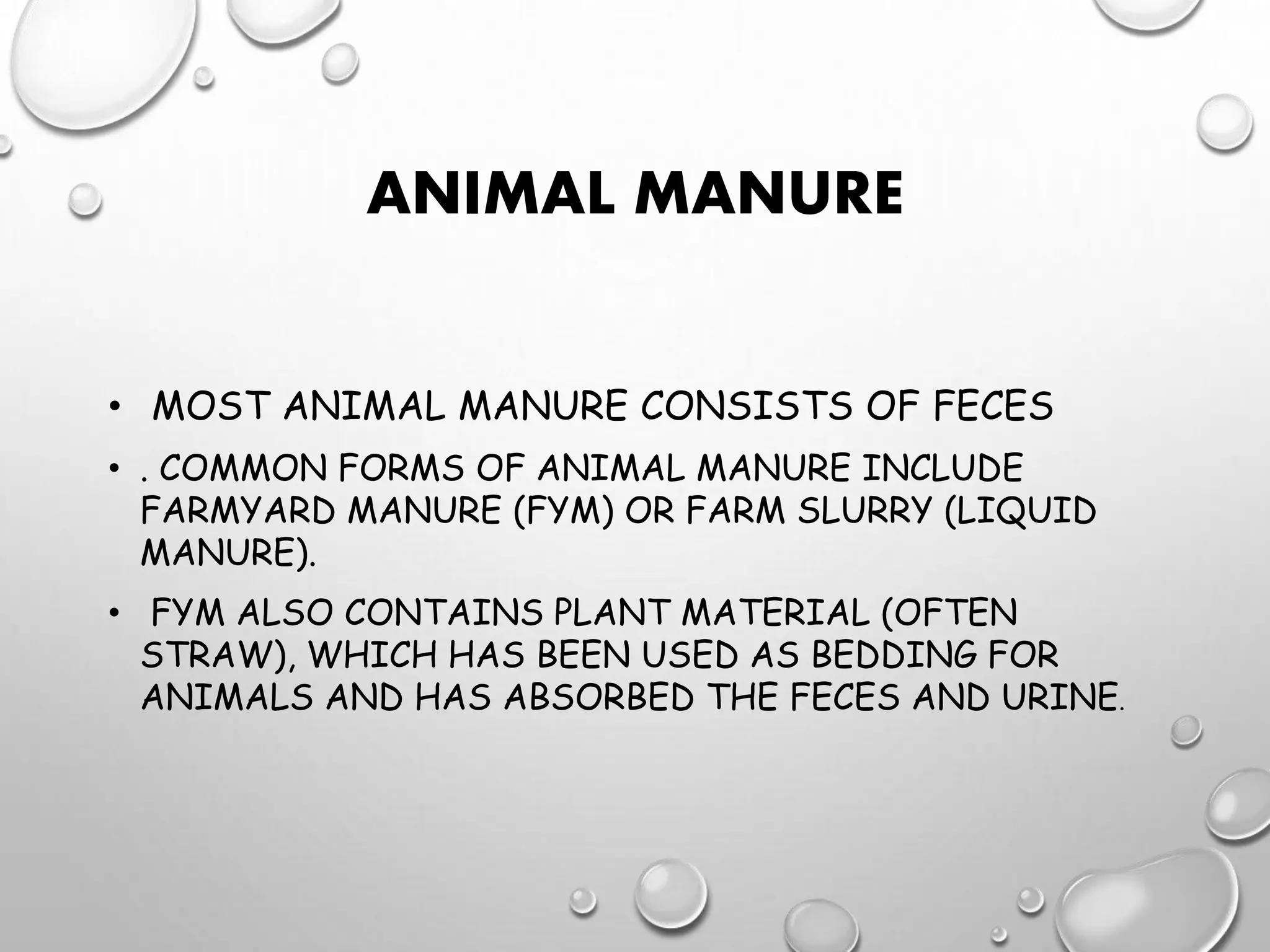 FARMYARD MANURE- COMPOST AND VERMICOMPOST | PPTX